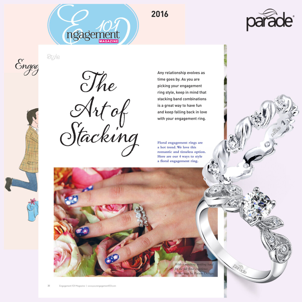 Parade Design Bridal is Stacked & Sparkling in Engagement 101 Magazine ...
